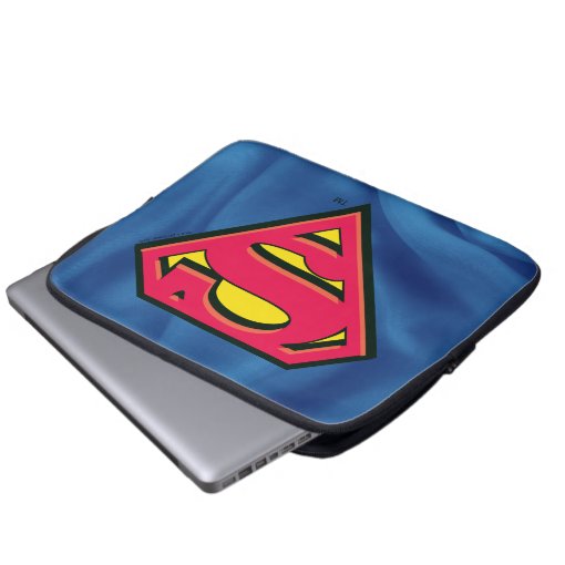 Superman S-Shield | Classic Logo Laptop Sleeve | Zazzle