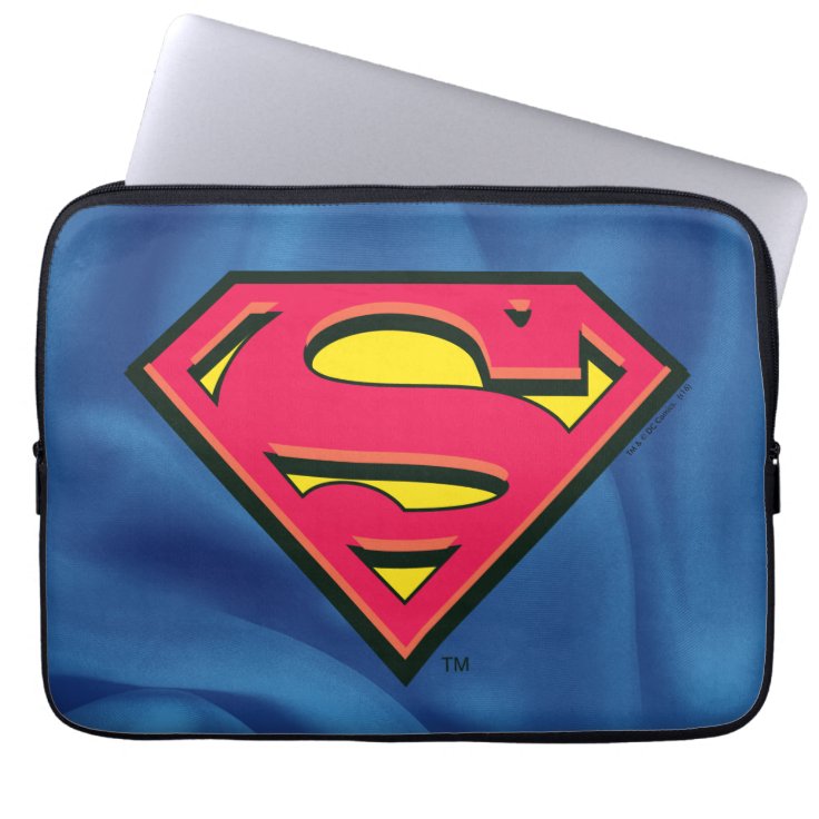 Superman S-Shield | Classic Logo Laptop Sleeve | Zazzle