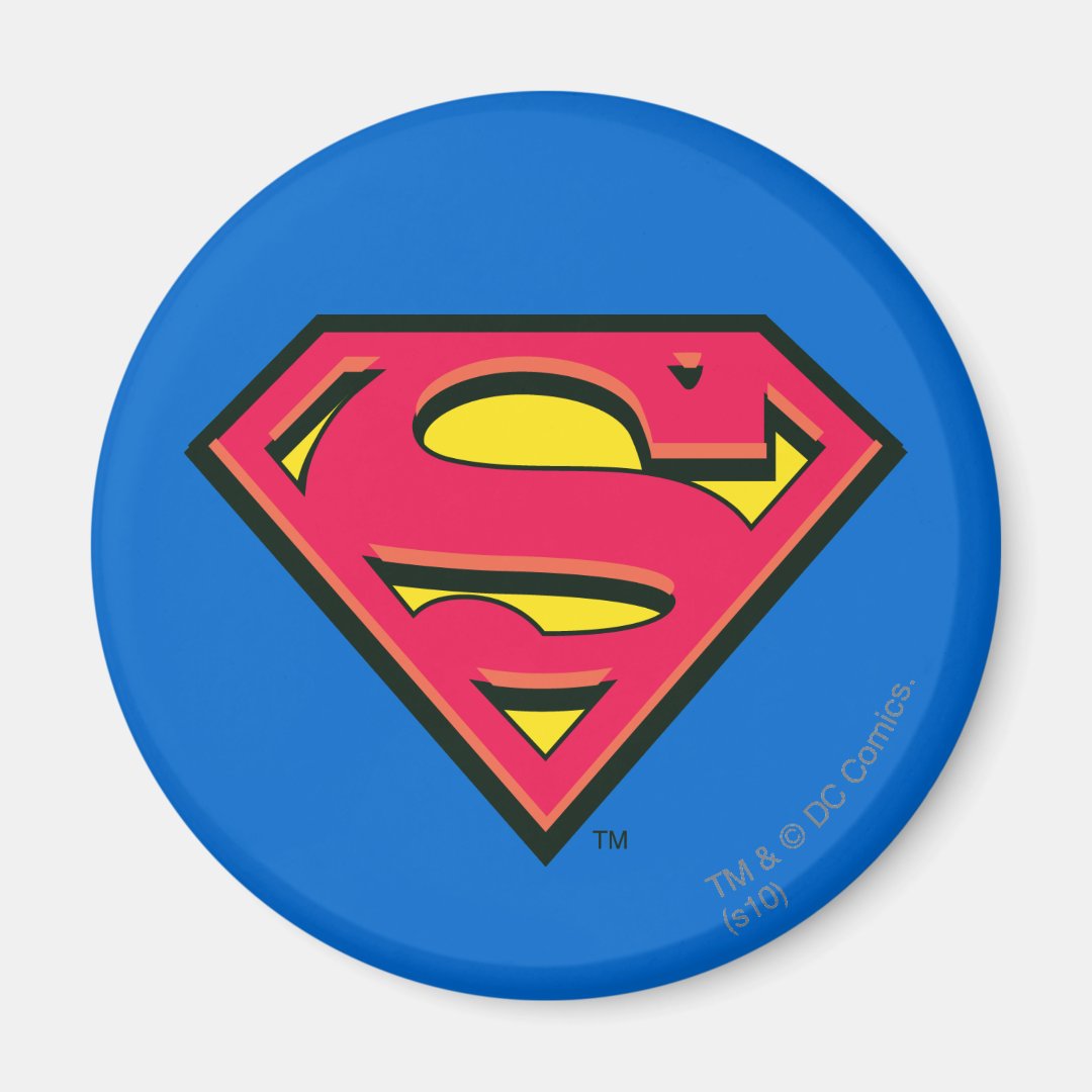 Superman S-Shield | Classic Logo Magnet | Zazzle