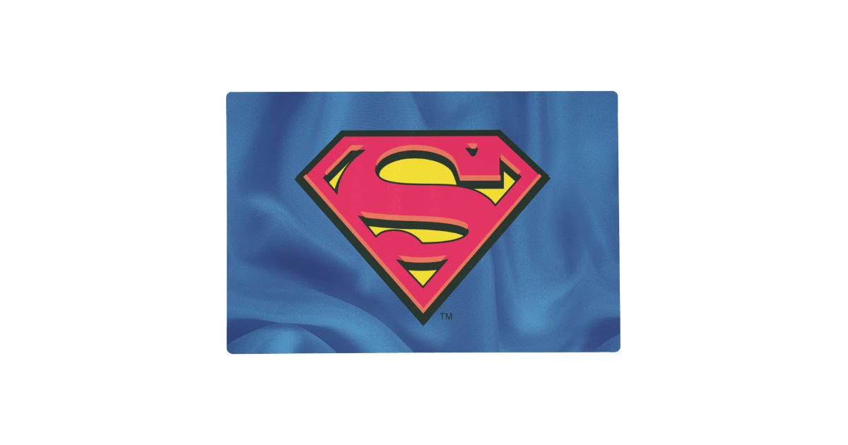 Superman S-Shield | Classic Logo Placemat | Zazzle