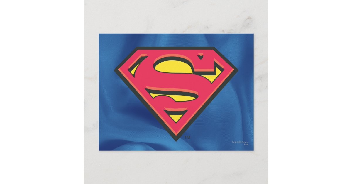 Superman S-Shield | Classic Logo Postcard | Zazzle.com