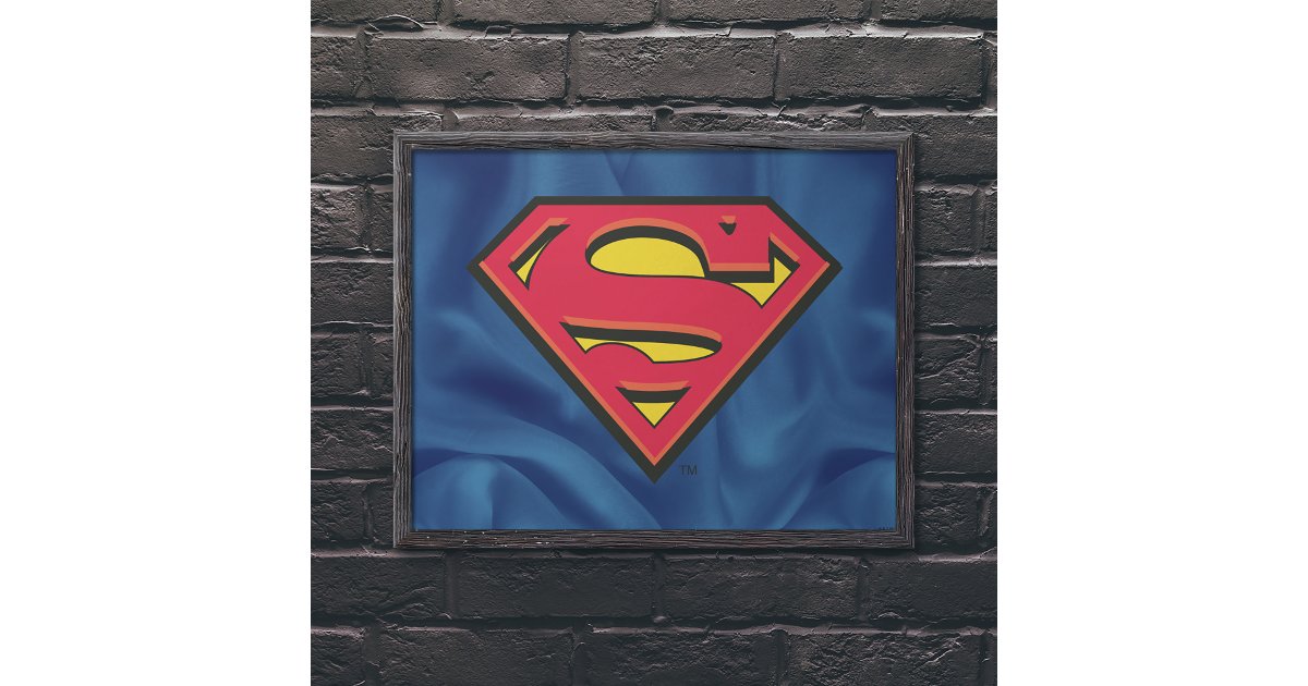 Superman S-Shield | Classic Logo Poster | Zazzle