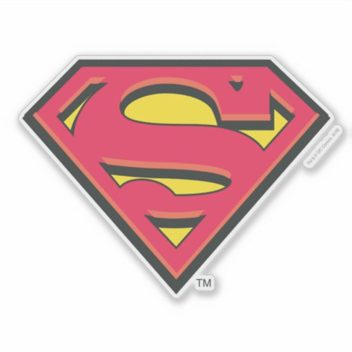 Superman S-Shield | Classic Logo Sticker | Zazzle