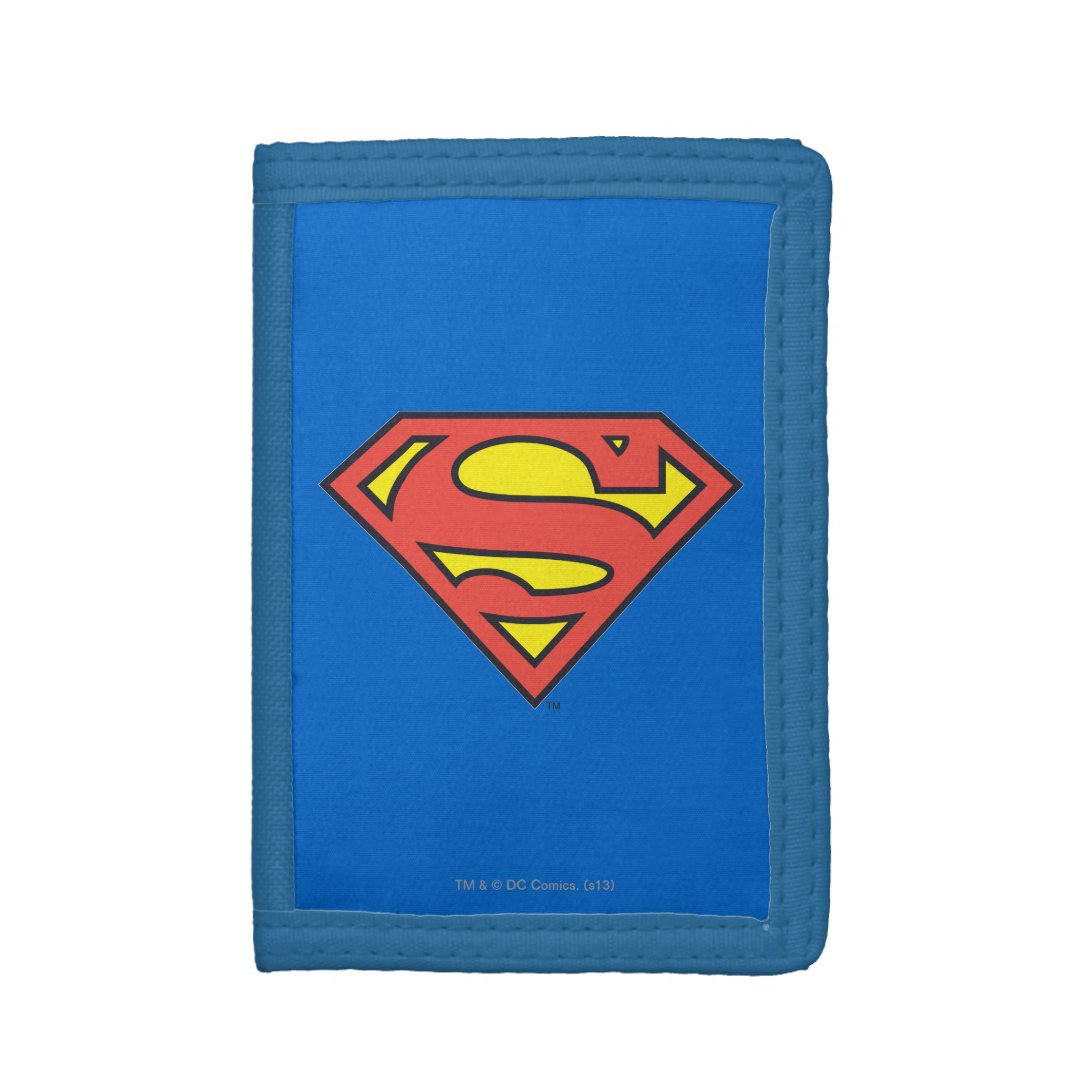 Superman S-Shield | Classic Logo Tri-fold Wallet | Zazzle