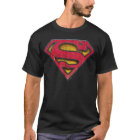 Superman S-Shield | Distressed Logo T-Shirt | Zazzle