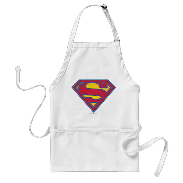 Superman S-Shield | Dot Logo Adult Apron | Zazzle