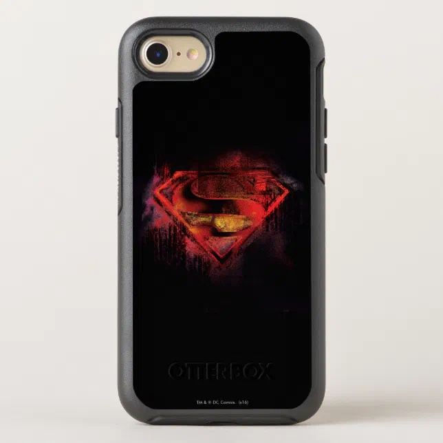 Superman S-Shield | Painted Logo Otterbox iPhone Case | Zazzle