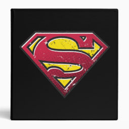 Superman S-Shield | Scratches Logo Binder | Zazzle