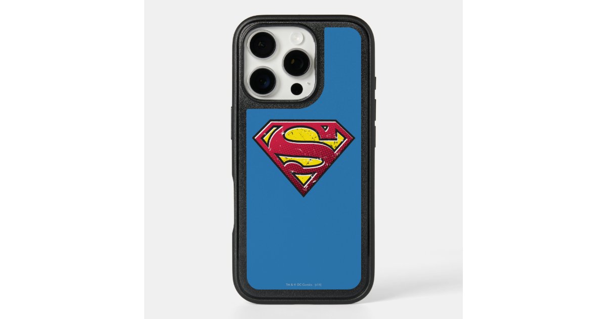 Superman S-Shield | Scratches Logo Otterbox iPhone Case | Zazzle