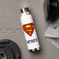 Superman S-Shield | Superman Logo | Add Your Name Water Bottle | Zazzle