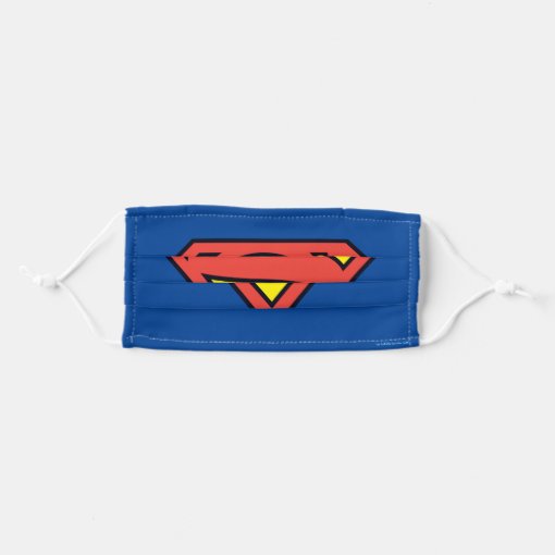 Superman S-Shield | Superman Logo Adult Cloth Face Mask | Zazzle