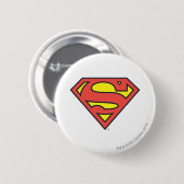 Superman S-Shield | Superman Logo Button | Zazzle