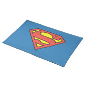 Superman S-Shield | Superman Logo Cloth Placemat | Zazzle