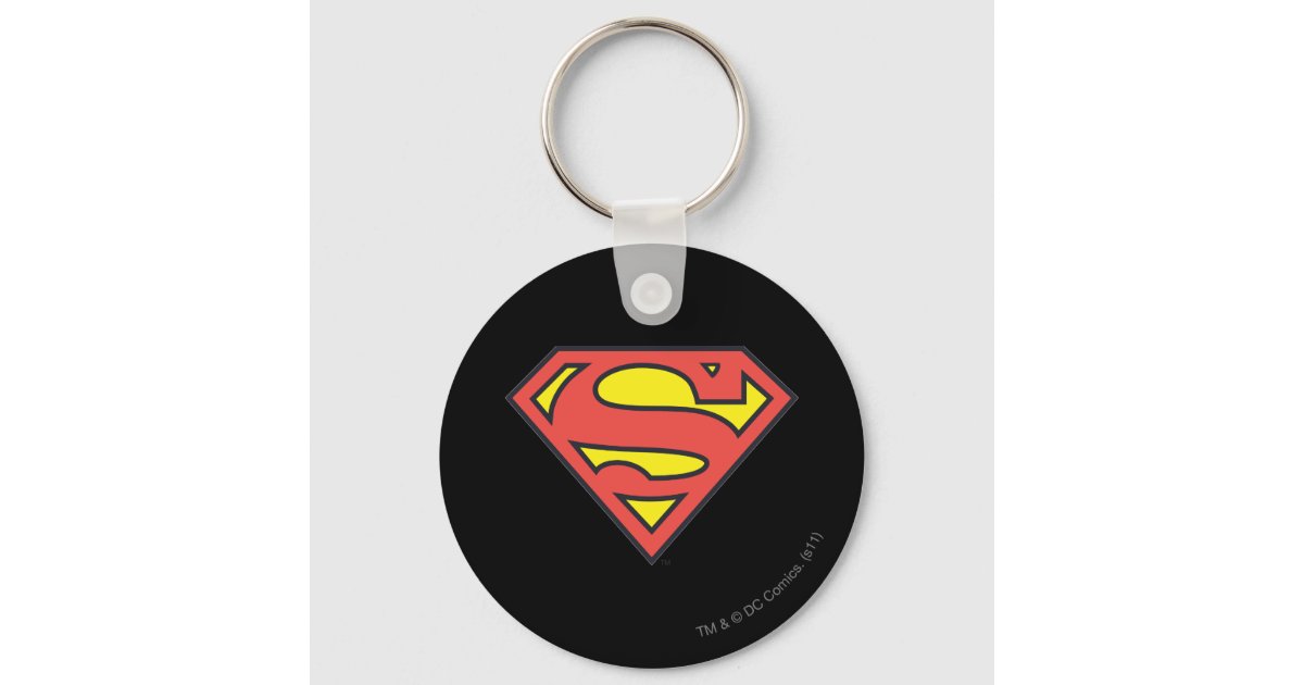 Superman S-Shield | Superman Logo Keychain | Zazzle