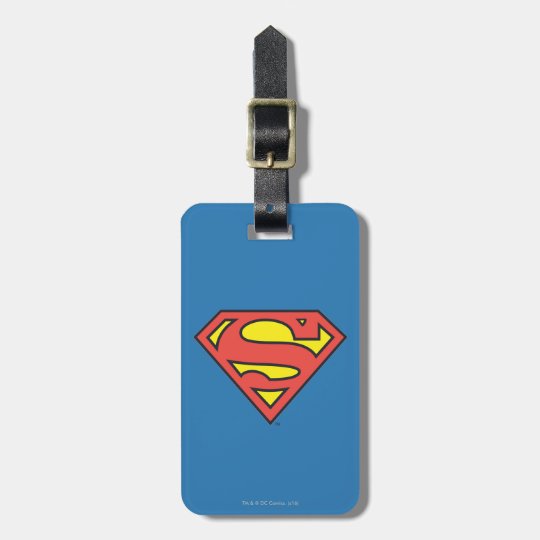 Superman S-Shield | Superman Logo Luggage Tag | Zazzle.com