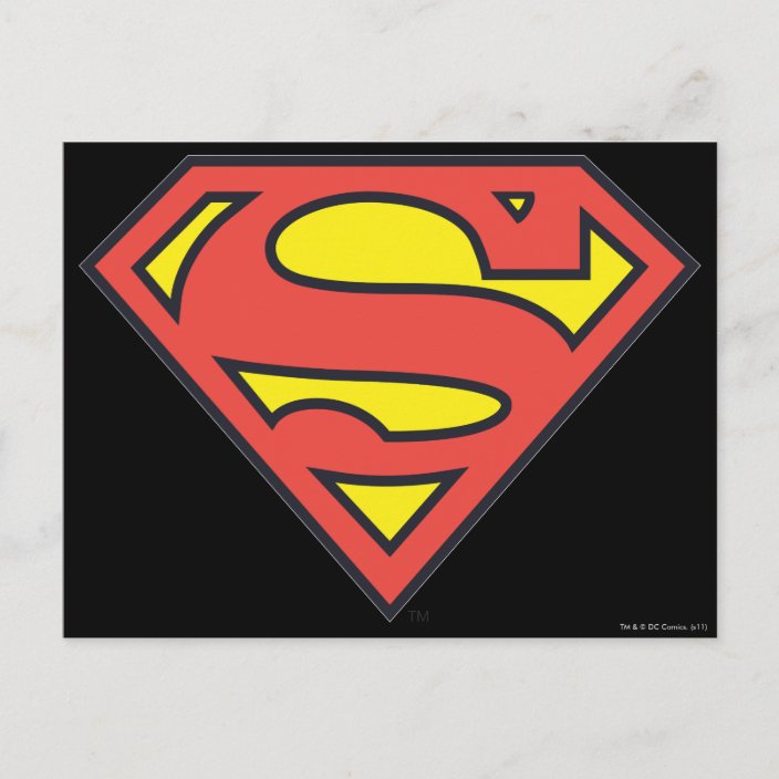 Superman S-Shield | Superman Logo Postcard | Zazzle.com