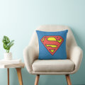 Superman S-Shield | Superman Logo Throw Pillow | Zazzle