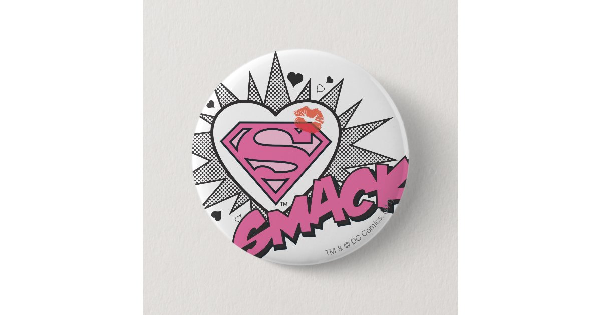Superman - Smack Pinback Button | Zazzle