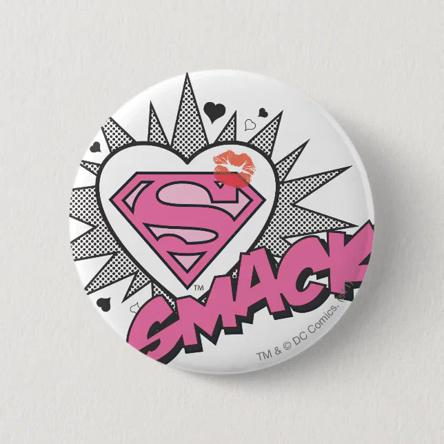 Superman - Smack Pinback Button | Zazzle