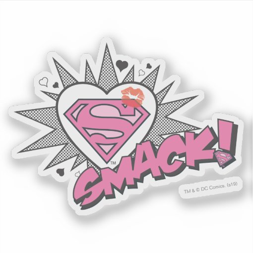 Superman - Smack Sticker | Zazzle