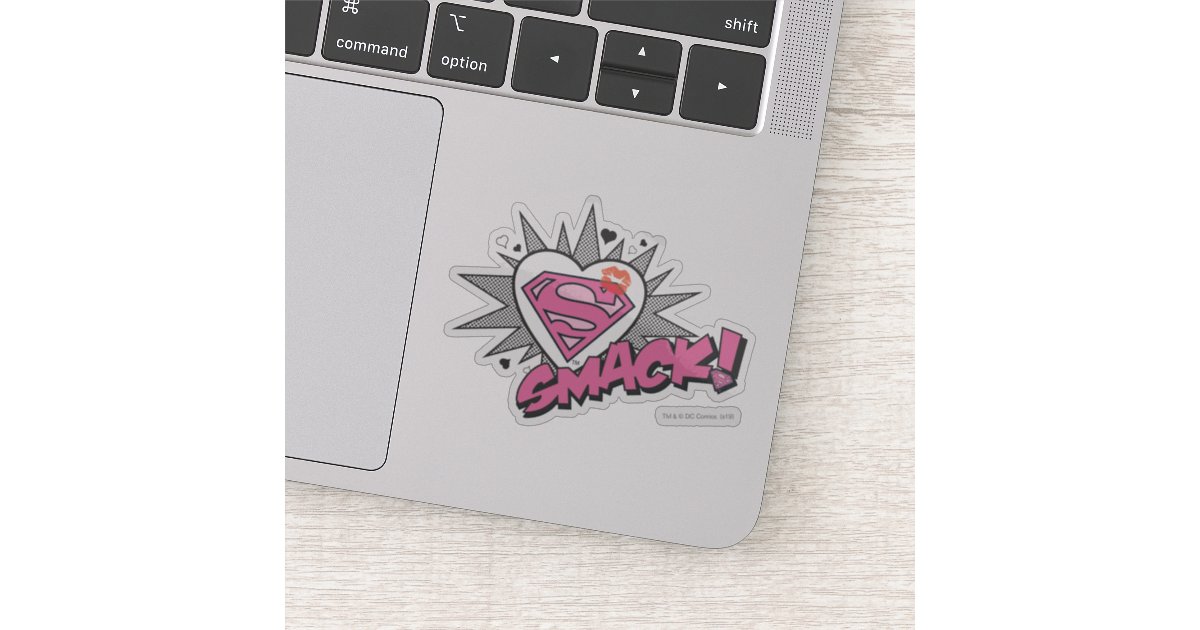 Superman - Smack Sticker | Zazzle