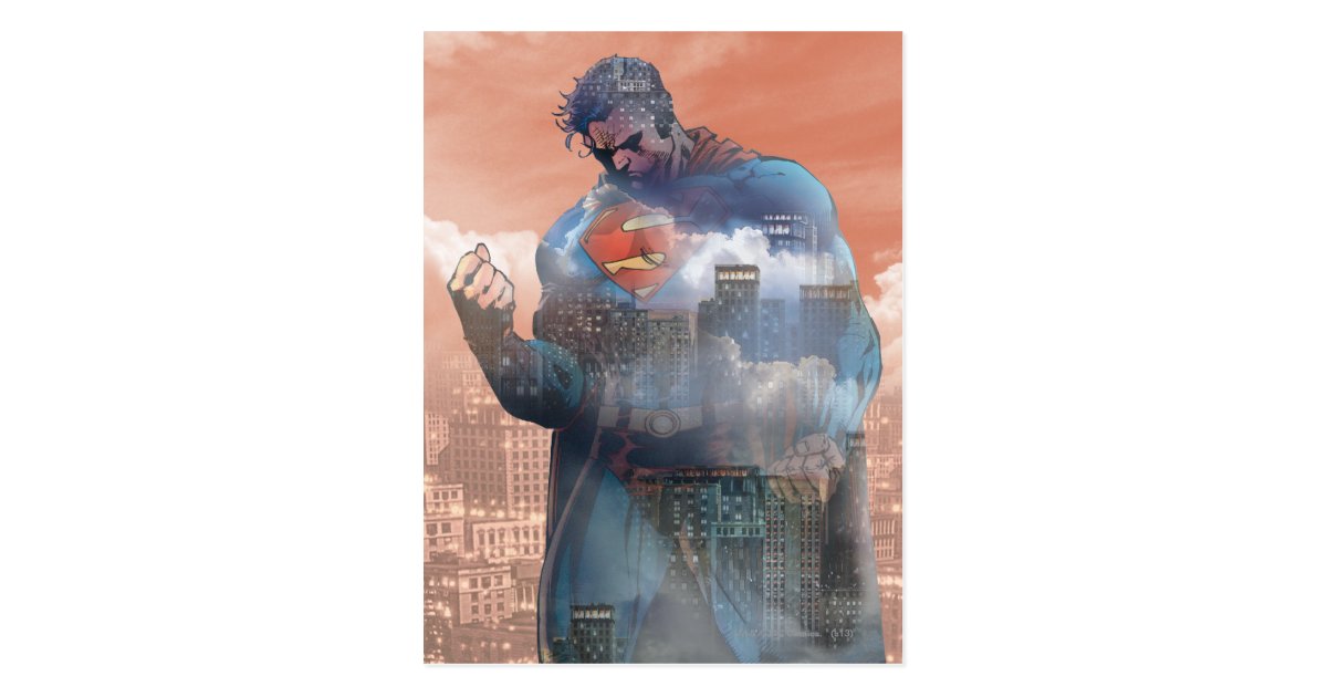 Superman Standing Postcard | Zazzle.com