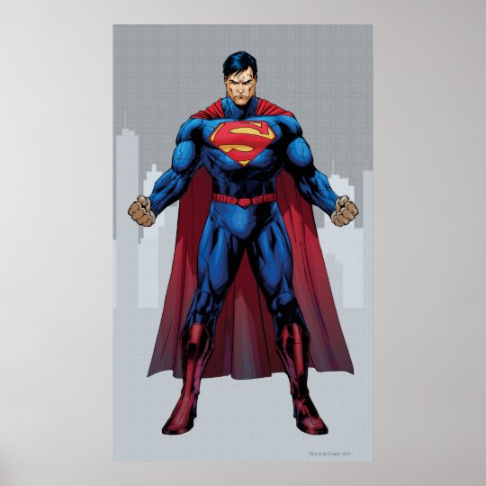 Superman Standing Poster | Zazzle.com