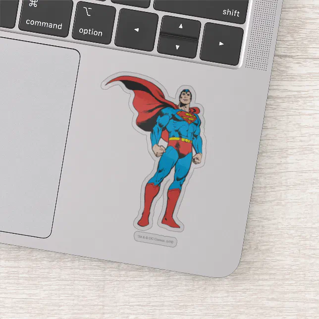 Superman Standing Tall Sticker | Zazzle