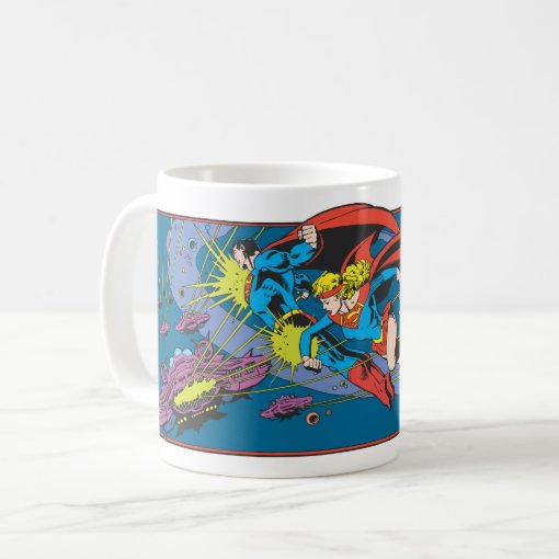 Superman & Supergirl Flying Coffee Mug | Zazzle