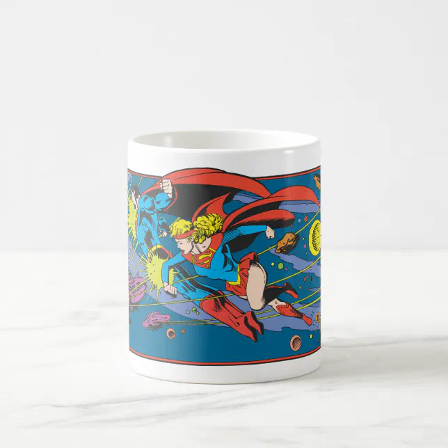 Superman & Supergirl Flying Coffee Mug | Zazzle
