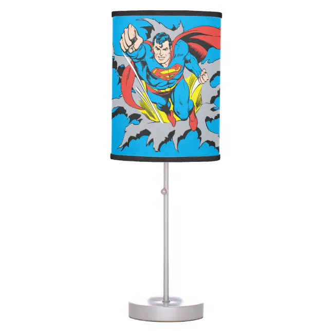 Superman Tears Thru Table Lamp | Zazzle