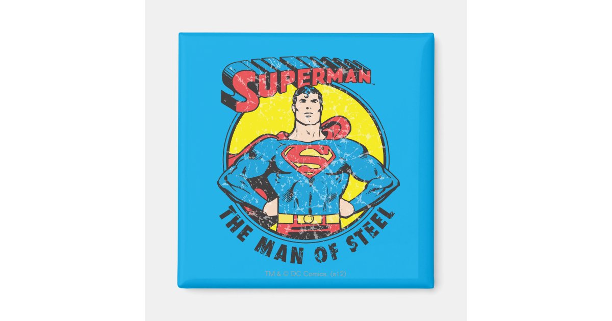 Superman The Man of Steel Magnet | Zazzle