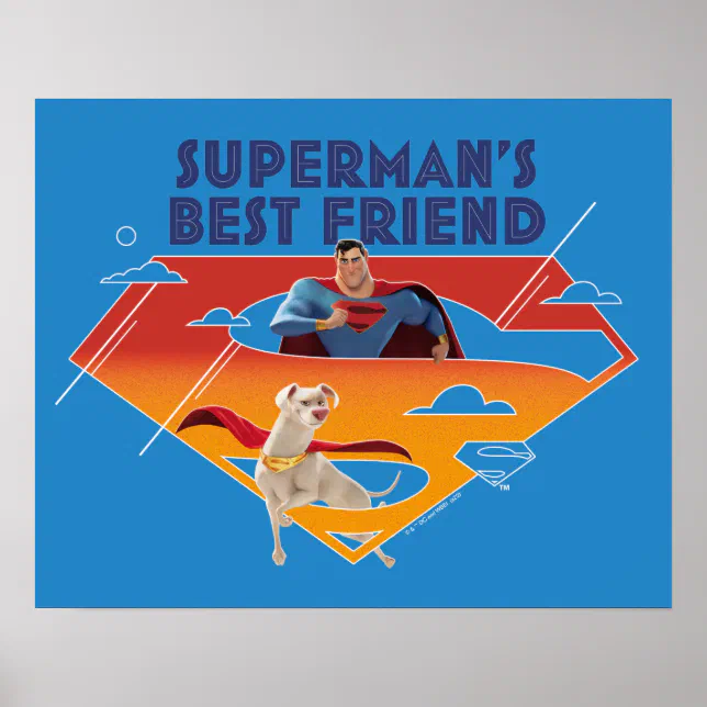 Superman's Best Friend Poster | Zazzle
