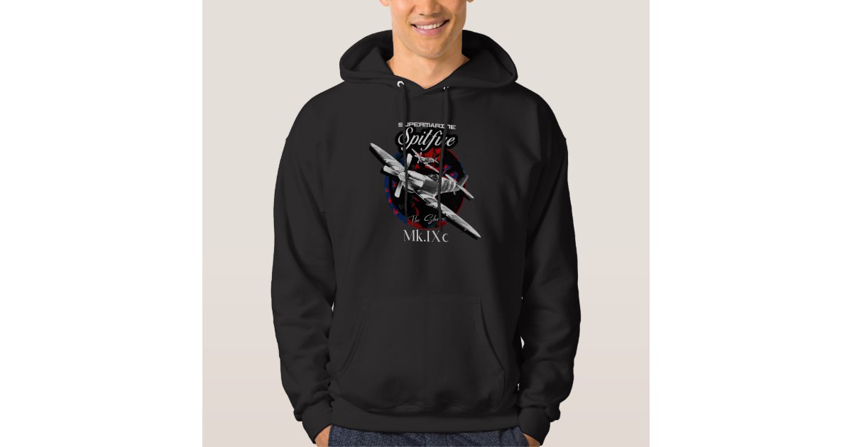 Supermarine Spitfire MK.IXc WW2 Fighter Plane Hoodie | Zazzle