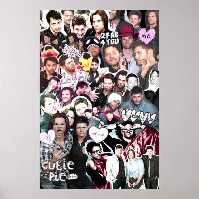 Supernatural Collage Poster | Zazzle