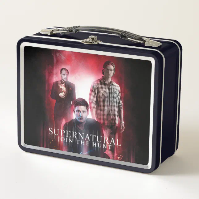 Supernatural Crowley, Dean, and Sam Metal Lunch Box | Zazzle
