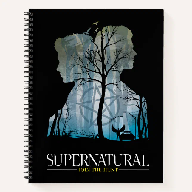 Supernatural Winchester Bros Forest Graphic Notebook | Zazzle