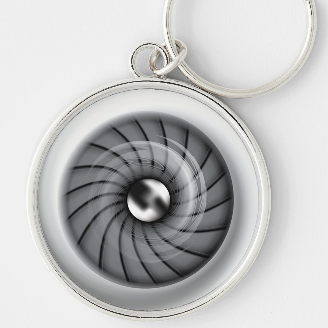Supersonic Jet Engine Keychain | Zazzle