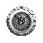 Jet Engine Turbine Fan Large Clock | Zazzle.com