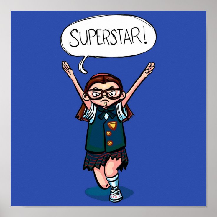 Superstar Poster | Zazzle