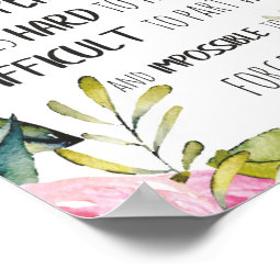 Supervisor Appreciation Thank you Quote Boss Poster | Zazzle