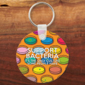 Support Bacteria Keychain | Zazzle