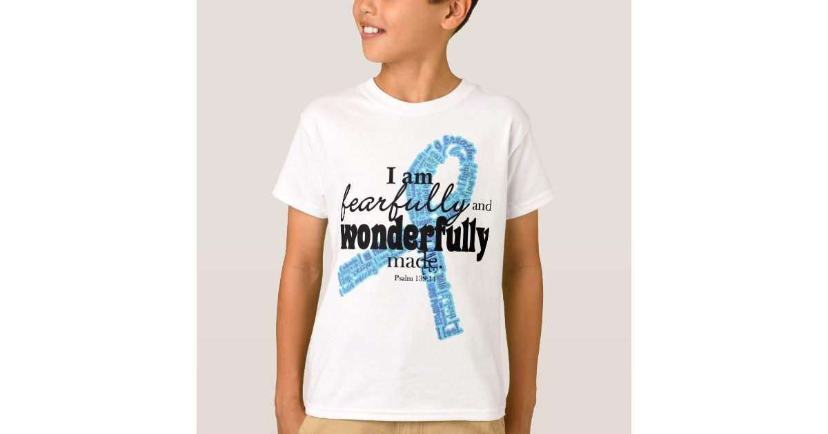 Support Blue Ribbon T-Shirt | Zazzle