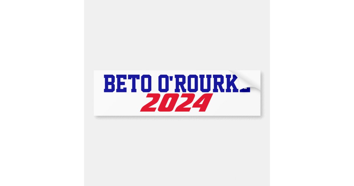 Support Campaign for Beto O'Rourke 2024 campaign Bumper Sticker | Zazzle