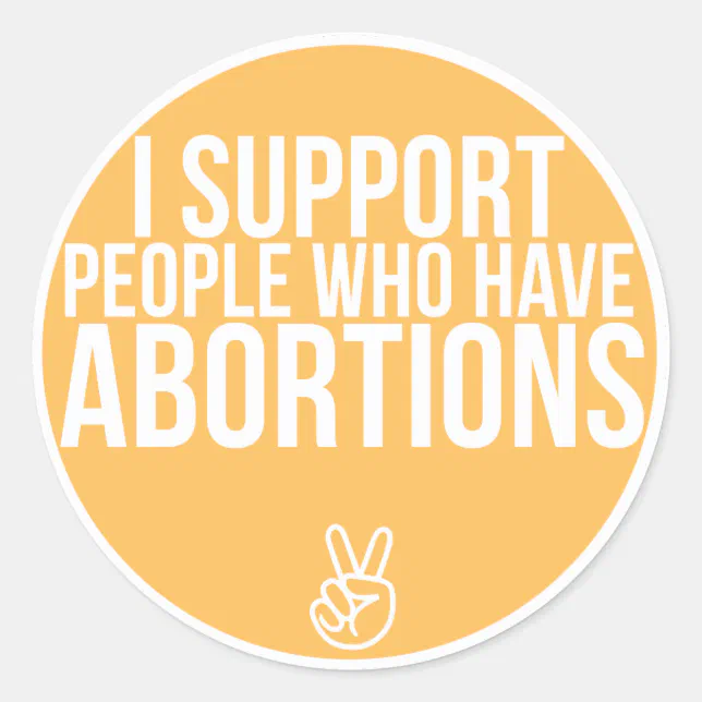 Support! Classic Round Sticker | Zazzle