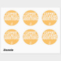 Support! Classic Round Sticker | Zazzle