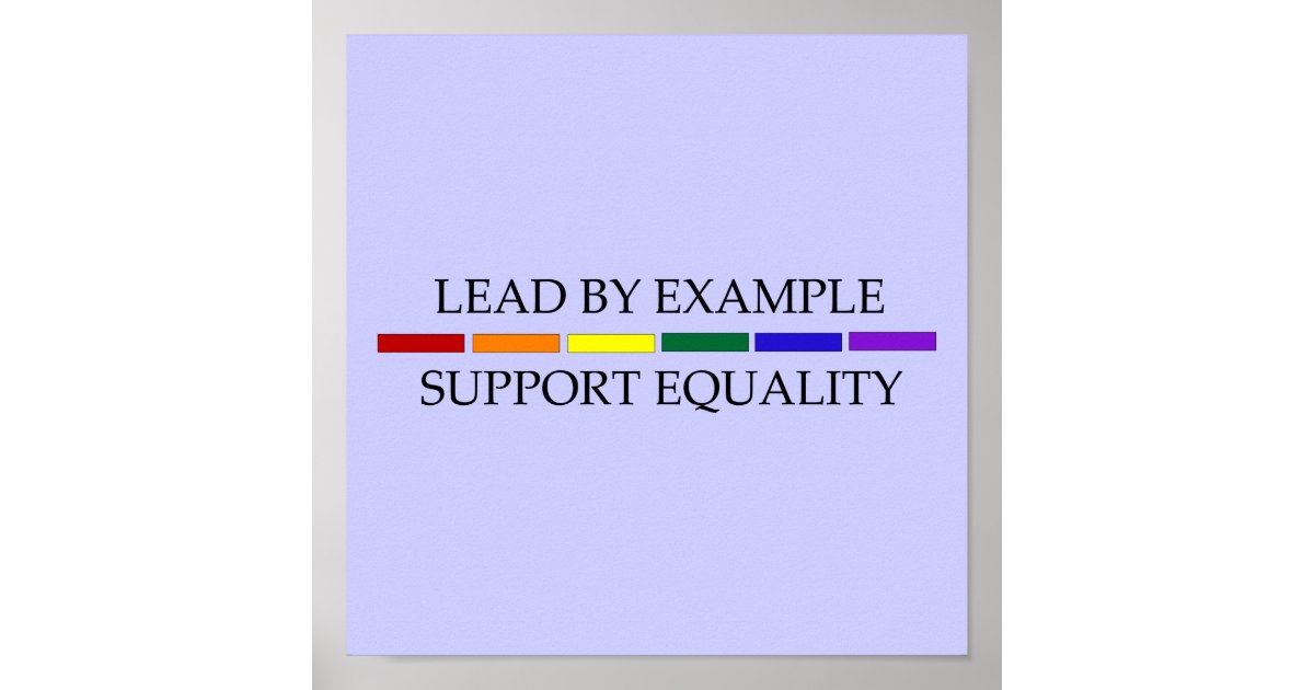 Support Equality Posters | Zazzle