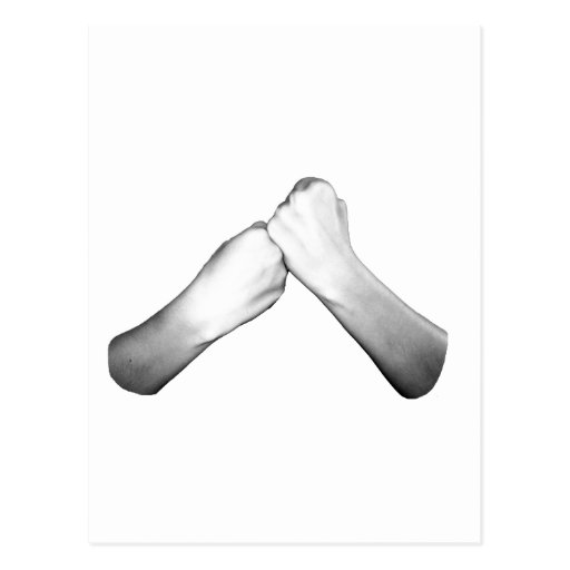 Support in ASL Postcard | Zazzle