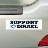 Support Israel Bumper Sticker | Zazzle