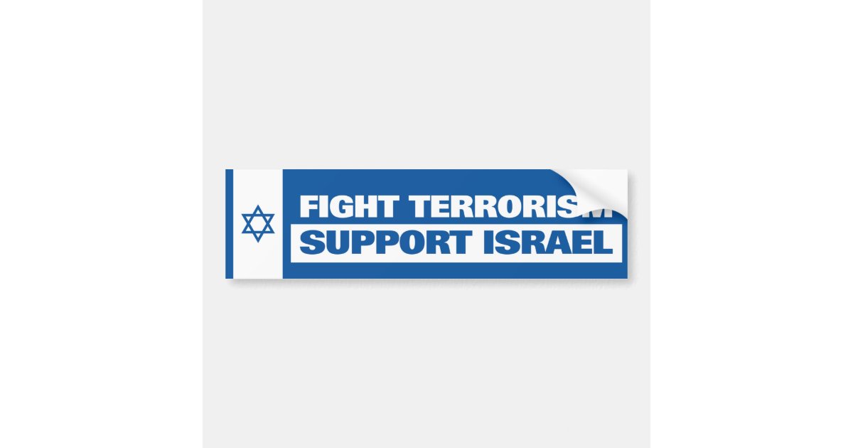 Support Israel Bumper Sticker | Zazzle
